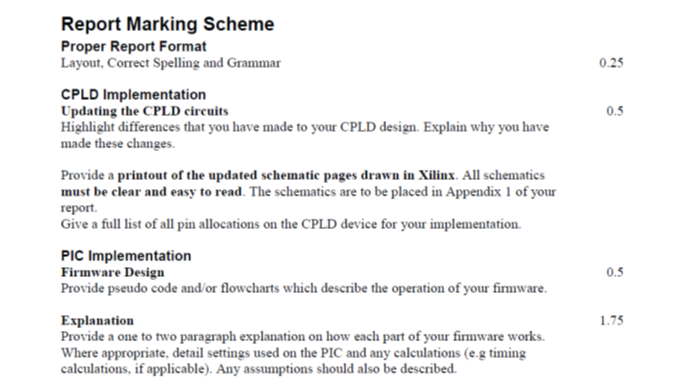 Binary Code Recognition Electronics Engineering Assignment Question