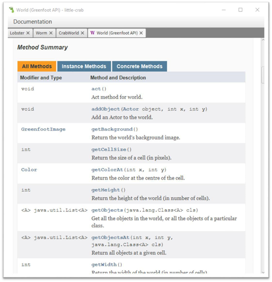 Greenfoot arrays - hopperfas