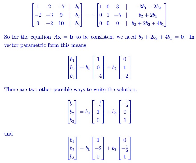 MATH1115 Algebra Solution Assessment Answers