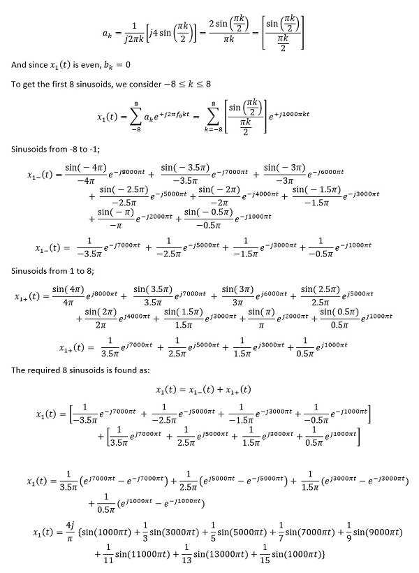 systems and signals square wave Assessment Answers